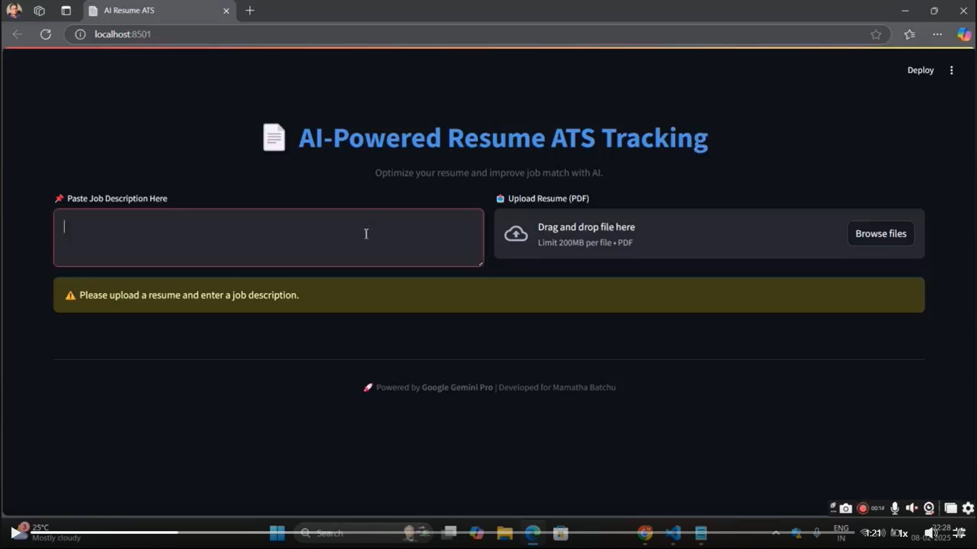 Batchu Mamatha - Portfolio